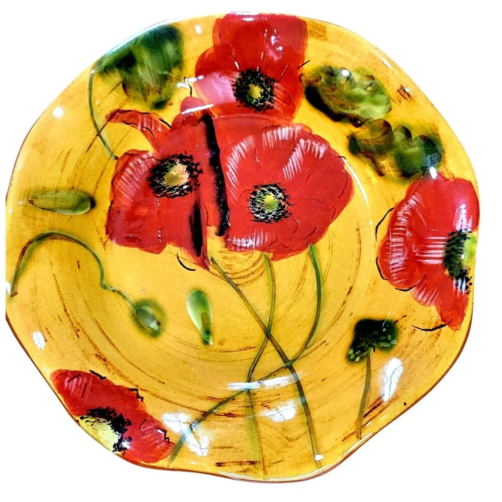 Ambiance | Dining | Ambiance Fleur Rouge By Nanette Vacher Set Of 4 ...